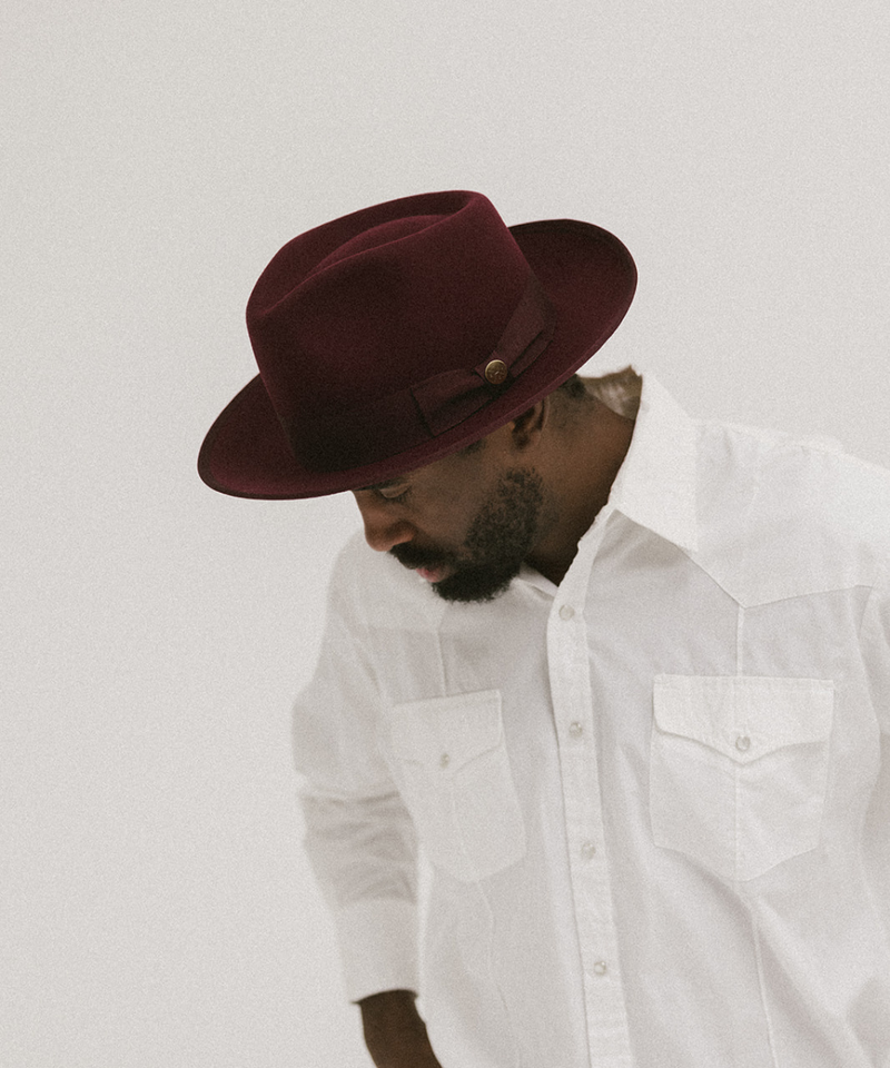 Waterloo Snap Brim Fedora Hat Men | Two Roads Hat Co. | Mens Hats