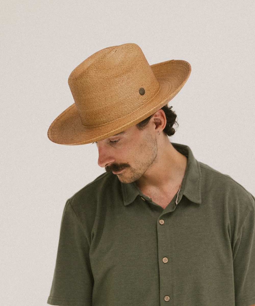 Tobin Hill Western Palm Hat | Two Roads Hat Co. | Straw Hats For Men