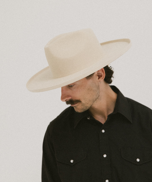 Five Points Wide Brim Fedora Hat | Two Roads Hat Co. | Men's Hats