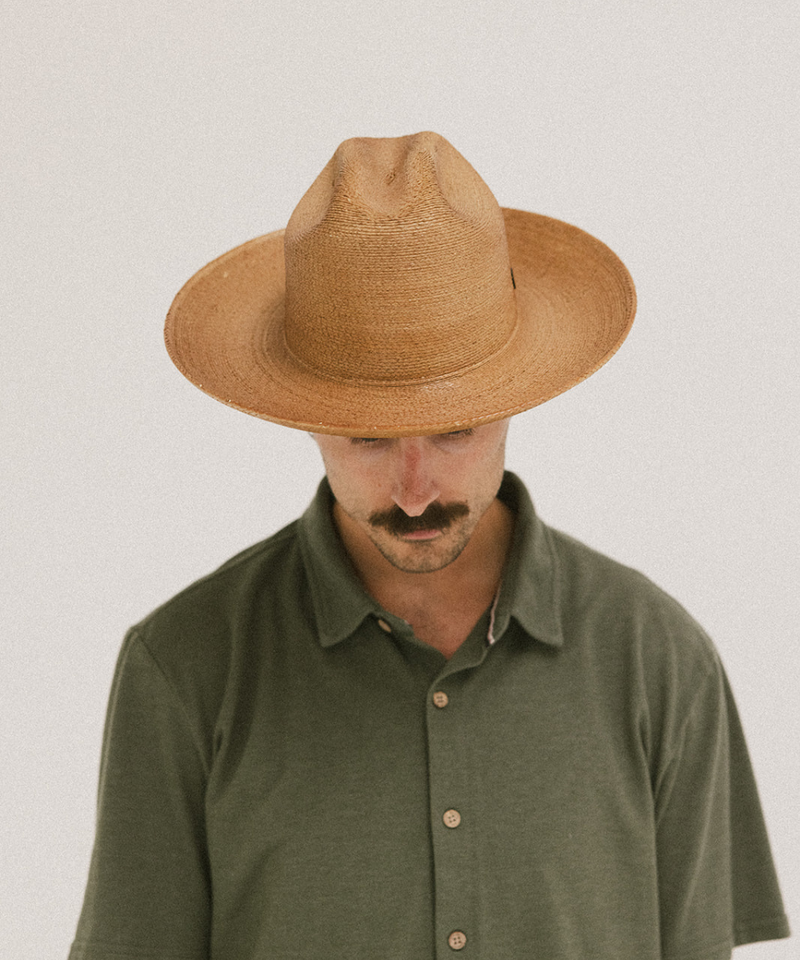 Tobin Hill Western Palm Hat | Two Roads Hat Co. | Straw Hats For Men