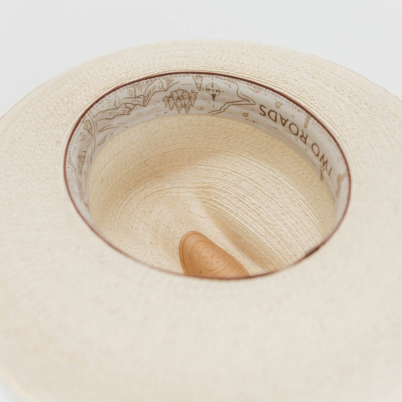 TOBIN HILL WESTERN PALM HAT – IVORY - Two Roads Hat Co.