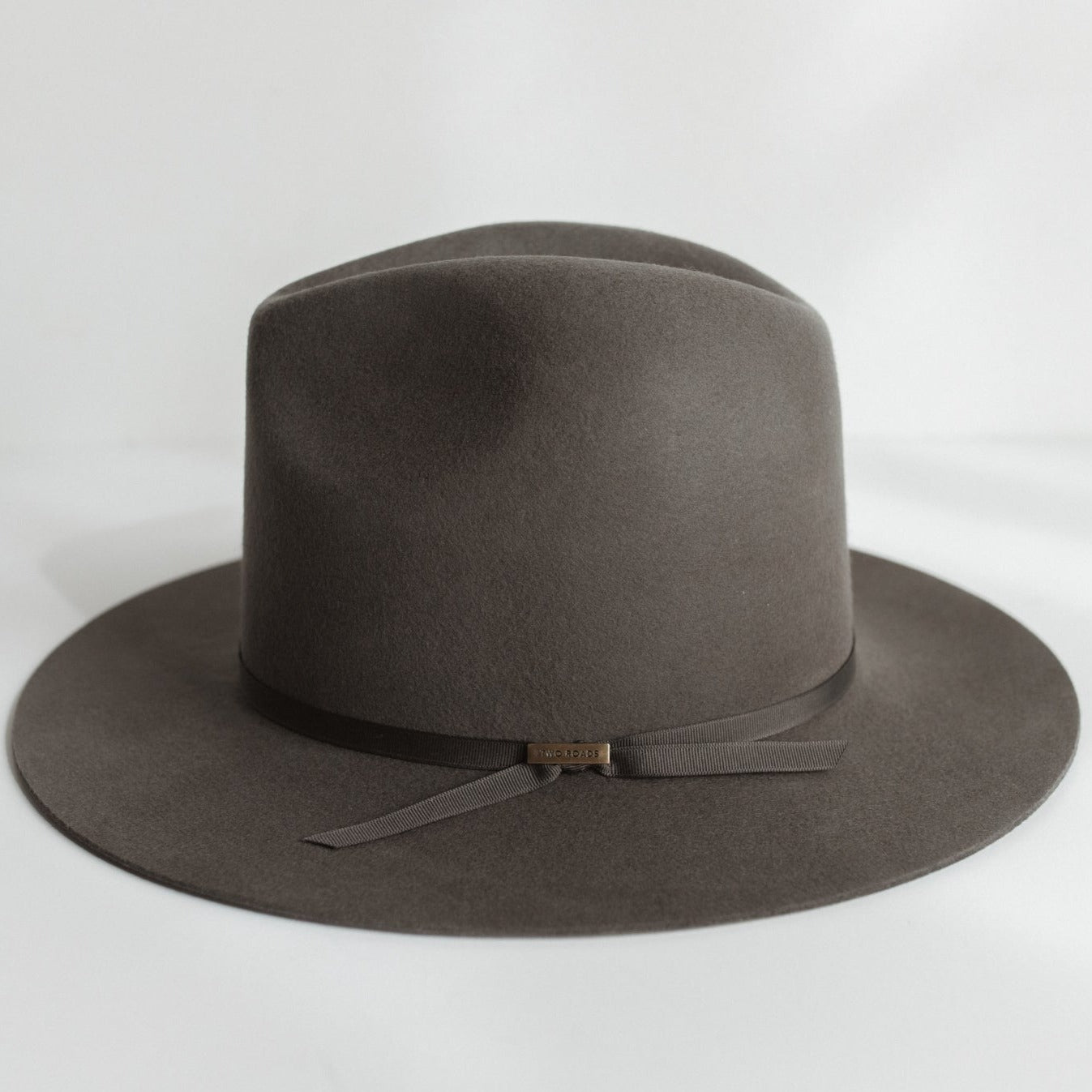 SHERIDAN TALL FEDORA HAT – DARK GREY - Two Roads Hat Co.