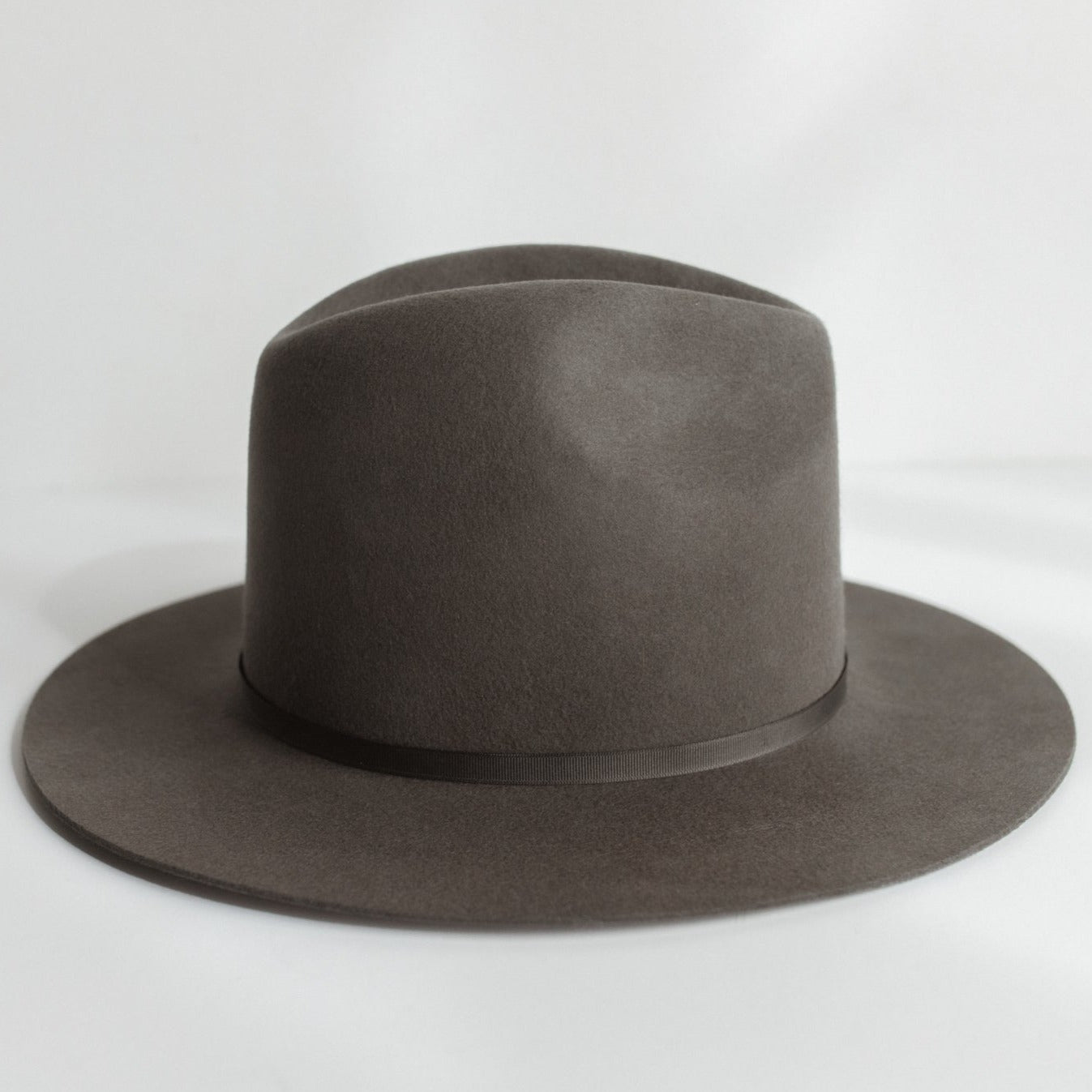 SHERIDAN TALL FEDORA HAT – DARK GREY - Two Roads Hat Co.