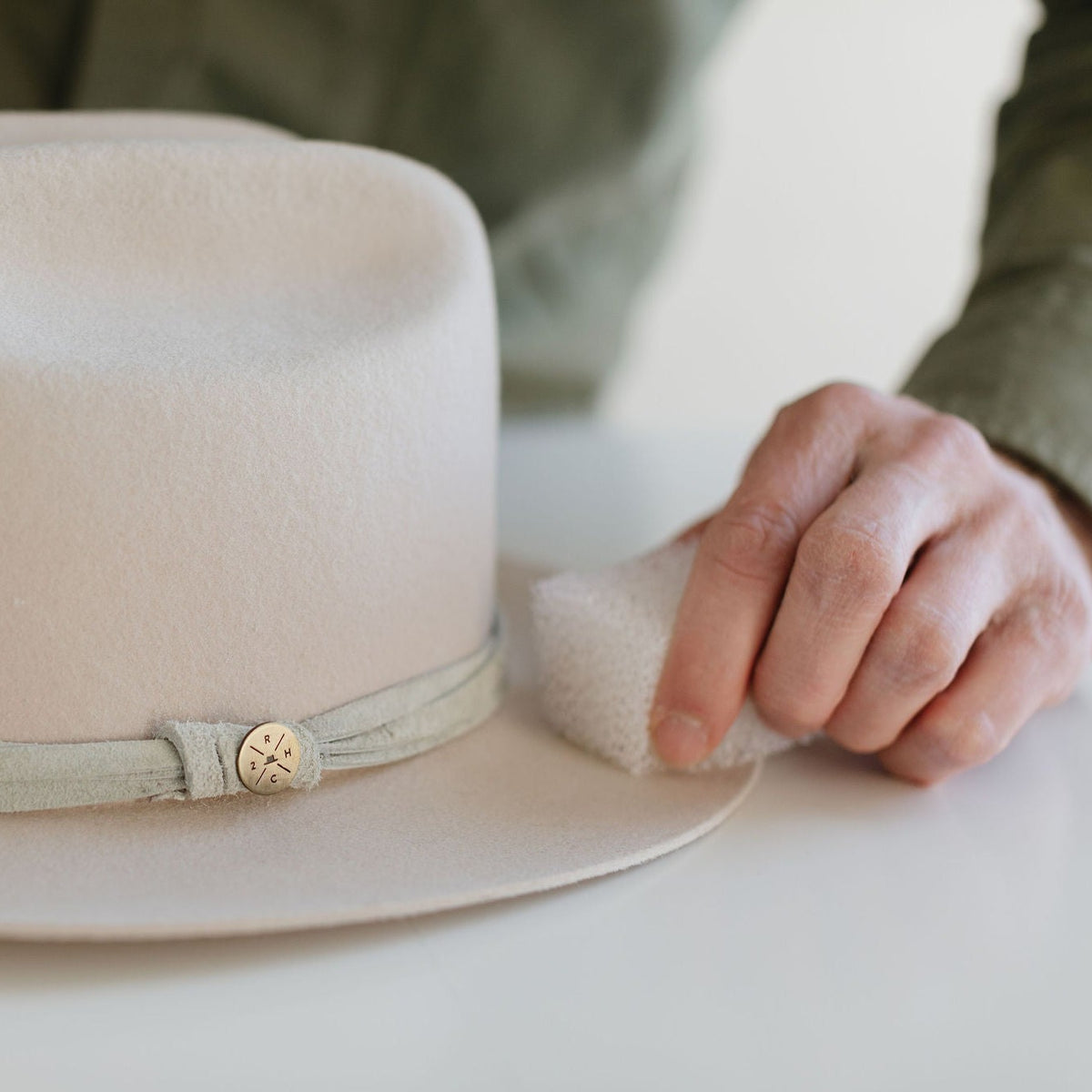 Hat Cleaning Sponge - Two Roads Hat Co.