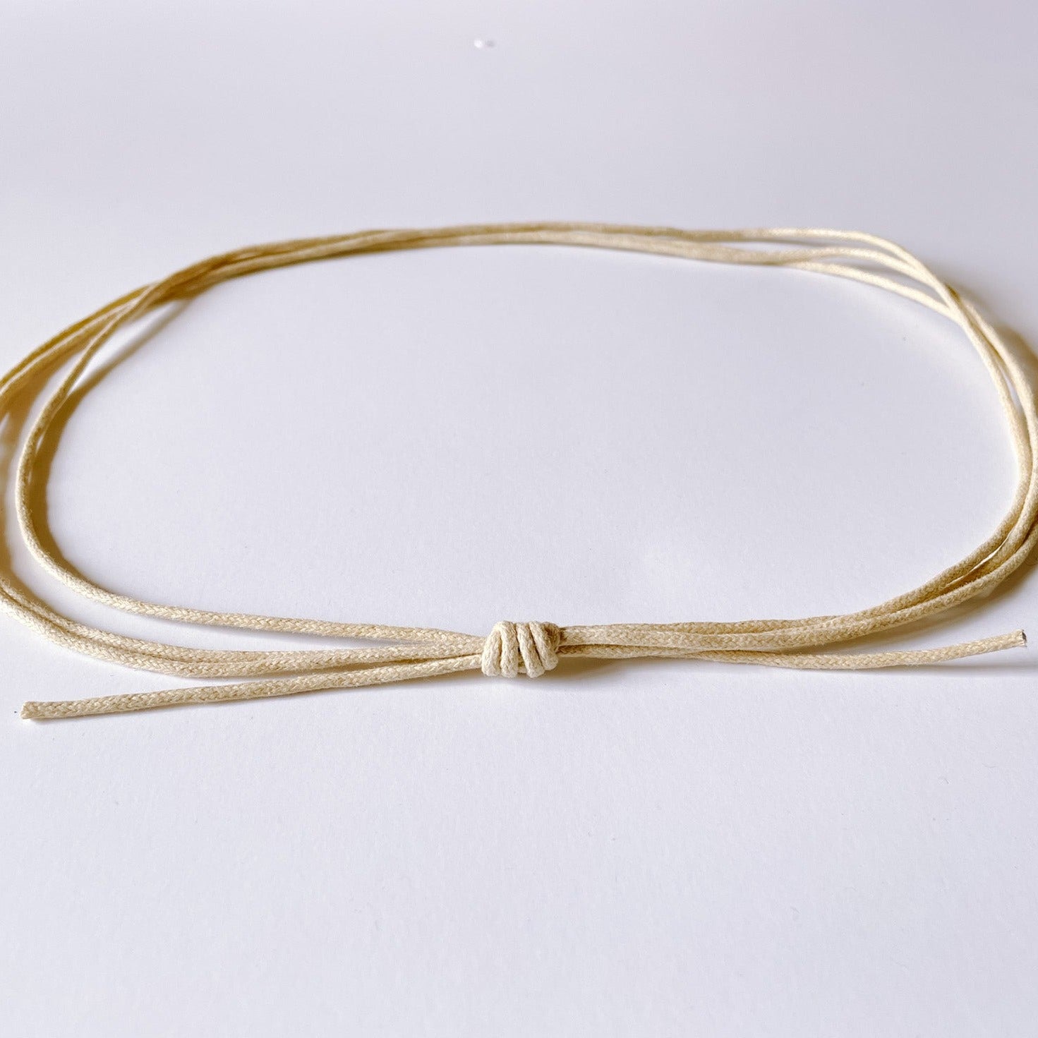 TRIPLE STRAND ROPE HAT BAND - CREAM - Two Roads Hat Co.